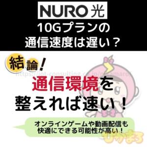 NURO光10Gプランの評判は？実測値やユーザーの口コミを紹介 – ぴかまろ