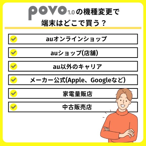 povo1.0で機種変更する方法！端末の購入場所や詳しい手順を解説 | 株式会社IoTコンサルティング